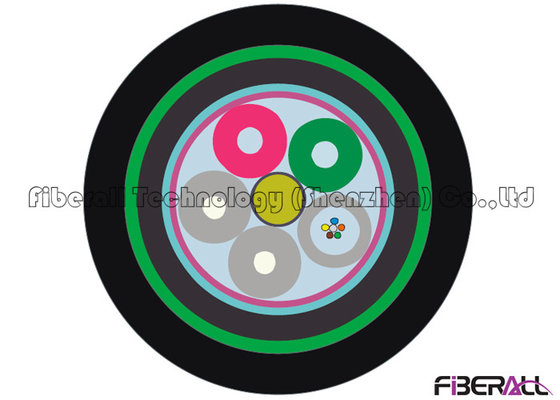 GYTA53 Outdoor Fiber Optic Cable With Two Layer Metal Tape Loose And Two Jacket supplier