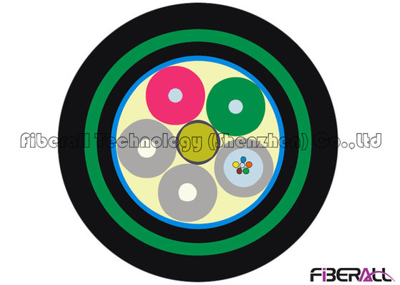 12 Fibers GYTY53 Outdoor Fiber Optic Cable With Central Strengthen Membe supplier