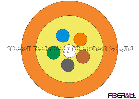 Strength Member 6 Core Fiber Optic Cable Single Mode For Distribution supplier