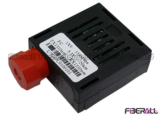Industrial Standard 1x9 Fiber Optic Transceiver FP / DFB Laser 1310 / 1550 Wavelength supplier