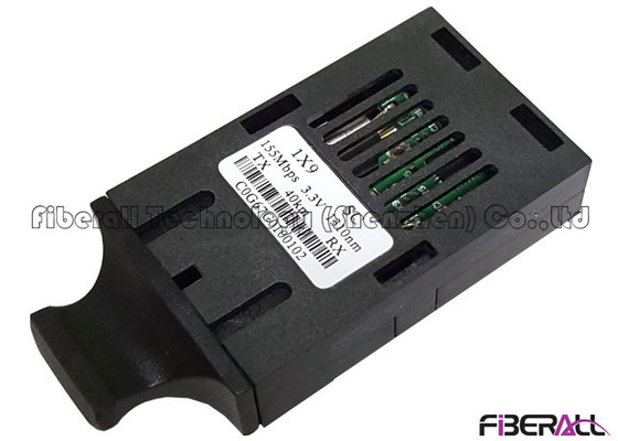 3.3V Power Supply Fiber Optic Transceiver 155Mbps With Dual Fiber SC 1310nm 40Km supplier