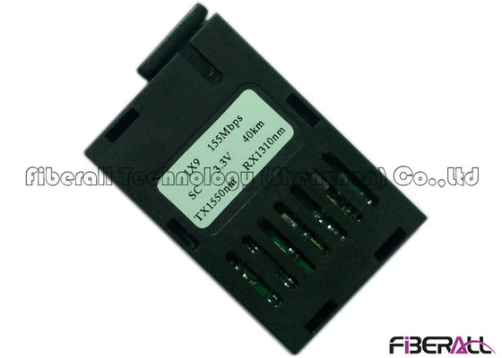 SDH 155Mbps Ethernet Optical Transceiver Module With SC Single Fiber Interface supplier