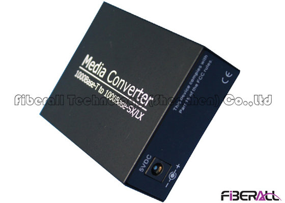 1000M Optical Fiber Media Converter With External Power Adapter SM Dual Fiber SC 10KM supplier