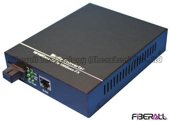 100KM WDM Gigabit Ethernet Fiber Media Converter With 1x9 Optical Transceiver supplier