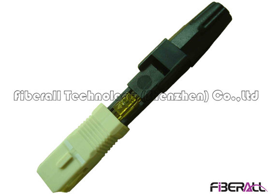 Multimode Fiber Optic SC Connector , Fiber Optic Cable Connectors For FTTH supplier