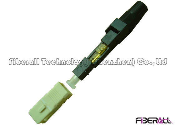 Multimode Fiber Optic SC Connector , Fiber Optic Cable Connectors For FTTH supplier