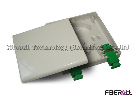 FTTH Accessories Fiber Optic Faceplate Wall Mounted Socket For SC FC LC And ST Adapter supplier