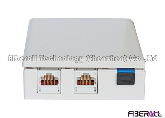 Wall Mounted FTTH Fiber To The Home Fibre Optic Socket With SC And RJ45 Ports supplier