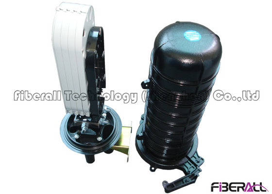 Heat Shrinkable Sealing Fiber Optic Joint Enclosure Vertical With 4 Fiber Tray supplier