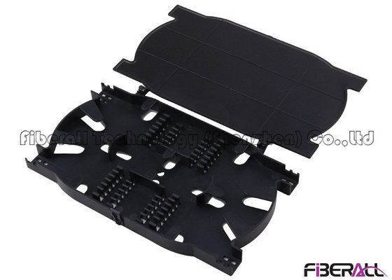 Grey / Black Fiber Optic Accessories Fiber Optic Splice Tray For 24 Single Fiber supplier