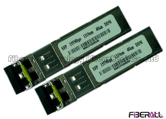 155M SFP Optical Fiber Transceiver Module Distance 20KM To 80KM LC DX supplier