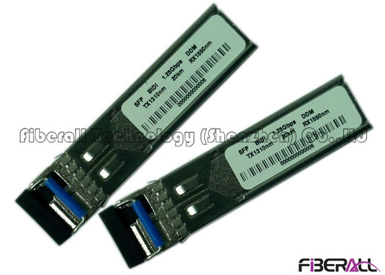 Bidirectional Fiber Optic Transceiver LC SFP Module For Gigabit Ethernet supplier