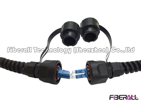 Rugged Optical Fiber Patch Cord With Reusable ODVA - LC Plug For Base Station supplier