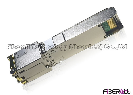10 Gigabit Copper SFP+ Fiber Optic Transceiver With RJ45 Plug 10GBASE-T SFP+ Module supplier