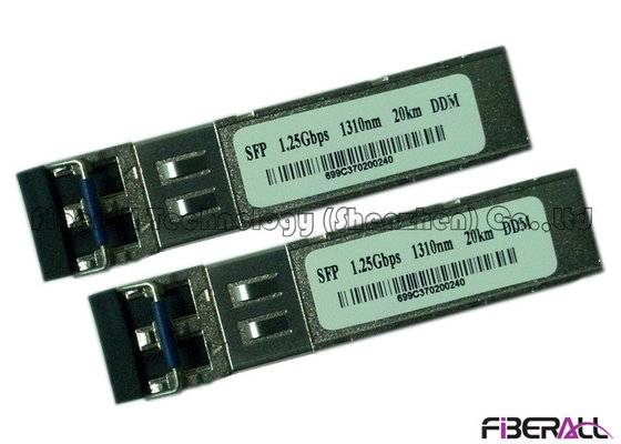 1.25G Compatible SFP Transceiver , Dual Fiber Optical Transceiver Module With LC Connector supplier