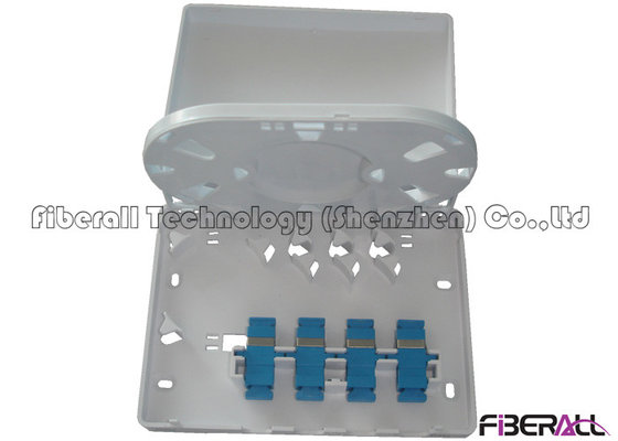 Mini Type Wall Mounted FTTH Fiber Terminal Box For Home User With Four SC Ports supplier