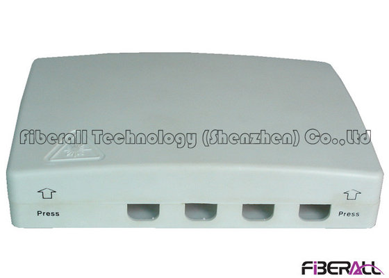 Mini Type Wall Mounted FTTH Fiber Terminal Box For Home User With Four SC Ports supplier