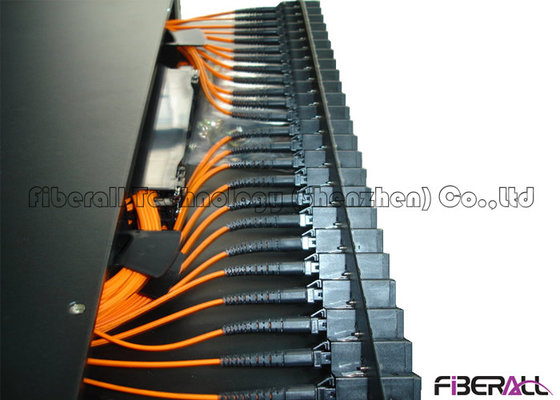 Sliding Drawer Type Fiber Optic Patch Panel With MTRJ Optical Adapter And Pigtail supplier