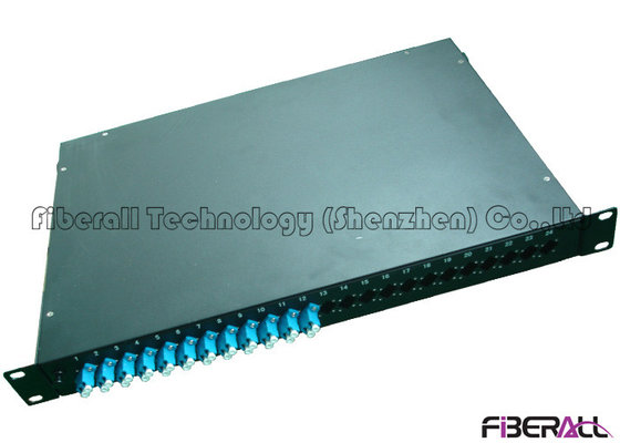 Swing Out Type Rack Mounted Fiber Optic Patch Panel With LC Duplex Adapter supplier