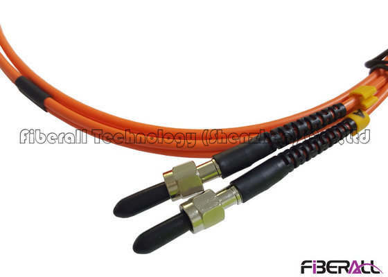 High Power Optical Fiber Patch Cord Fiber Optic Jumper SMA905 to SMA 905 MM OM1 62.5/125μm Duplex supplier