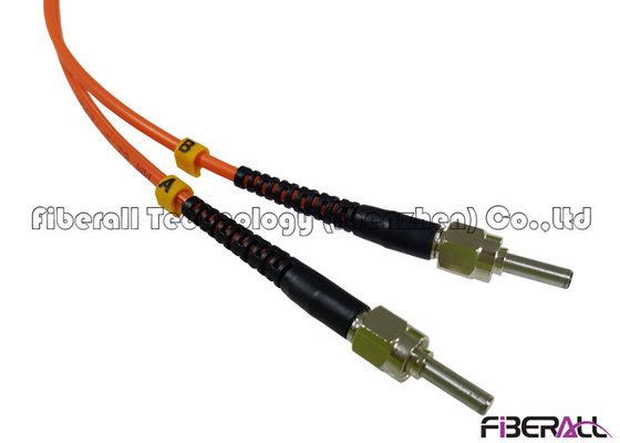 Duplex SMA Fiber Optic Patch Cable With Metal Ferrule And 3.0mm Multi Mode Cable supplier