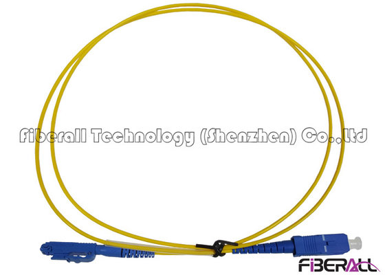 Mini LX.5 to SC Fiber Optic Jumper With Push Pull Connector for Cable Television supplier