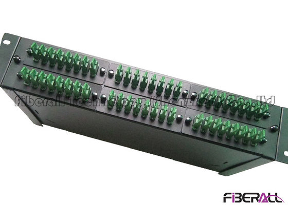 2U Height Rack Mounted Fiber Optic Patch Panel E2000 Optical fiber distribution panel supplier