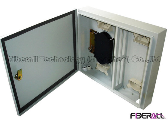 Wall Mounted Waterproof Fiber Optic Termination Box 24 Fibers For Outdoor Use supplier