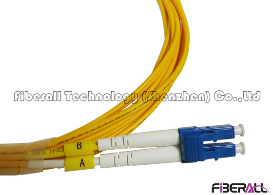 Carrier Grade Single Mode Optical Fiber Patch Cord SC To LC Duplex Fiber Jumper supplier
