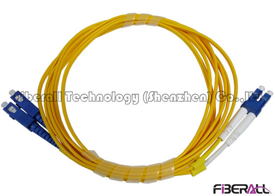 Premium High Return Loss optical fiber patch cord LC To SC Patch Cord For Telecom supplier