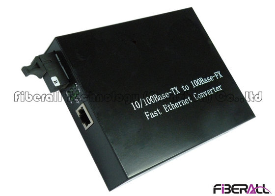 FCC And CE Compliant 100Mbps Fiber Media Converter With Internal Power Converter supplier