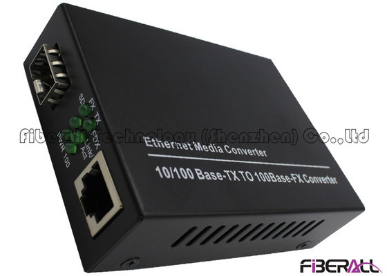 Changeable Fiber Media Converter With SC SFP Optical Transceiver Carrier grade supplier