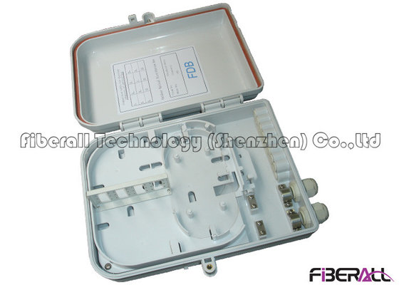 Fiber Optic Distribution Box 16 Fibers FTTH Fiber To The Home Wall Or Pole Mounted supplier