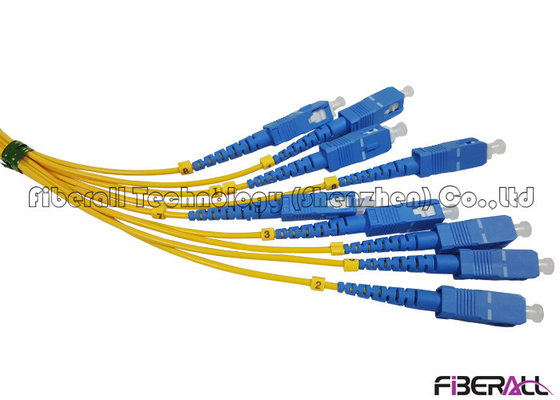 High Accuracy ABS Type 1x8 Fiber Optic PLC Splitter For FTTH With SC Connector supplier