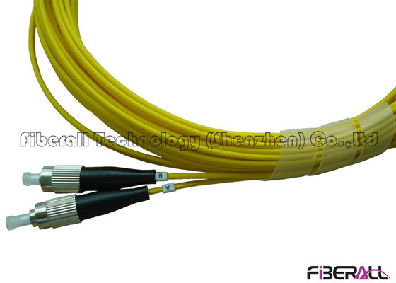 Duplex Single Mode Fiber Optic Patch Cord LC/PC To FC/PC With AB Cable Ring supplier
