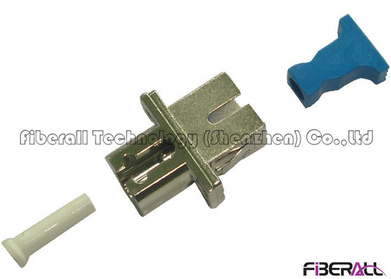 Simplex Hybrid Fiber Optic Adapter LC/PC To SC/PC Metal Body With Screw Holes supplier