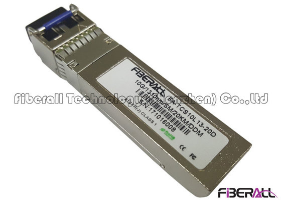 10G Base-LR Long Range Dual Fiber SFP Fiber Optic Transceiver LC SM 20KM DDM supplier