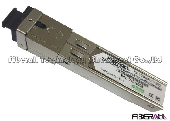 Class B+ GPON OLT SFP Module Single Mode Optical Transceiver Single Fiber SC 20KM supplier