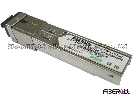 Single Mode GPON OLT SFP Fiber Optic Transceiver Class B+ Bi-directional SC 20KM supplier