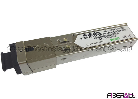Single Mode GPON OLT SFP Fiber Optic Transceiver Class B+ Bi-directional SC 20KM supplier