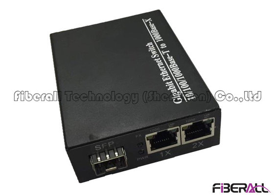 Auto Adaptive 10/100/1000M SFP Fiber Media Converter With 1 Or 2 SFP Transceiver supplier