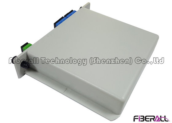 Single Mode Optical Fiber Splitter PLC In LGX Box With G657A1 Fiber And SC / UPC Adapter supplier