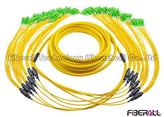 72 Fibers Branch Fiber Optic Jumper Breakout SC / APC - SC / APC For High Density Use supplier