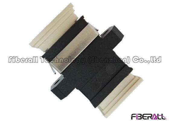 PC Plastic MPO Fiber Optic Adapter For Single Mode And Multimode MPO Patch Cord supplier