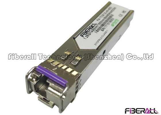 1.25G Bi directional SFP Fiber Optic Transceiver LC 40KM DDM SFF8472 Compliant supplier