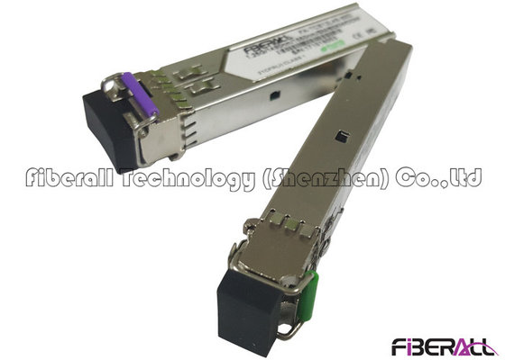WDM 1550T/1310R Fiber Optic Transceiver Module 1.25Gbps Simplex LC RoHS Compliant supplier