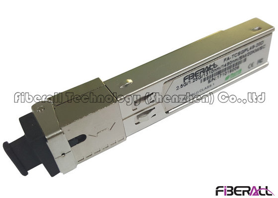 SC / UPC Single Fiber GPON OLT Sfp Optical Transceiver Class B+ 20KM 1490nm/1310nm supplier