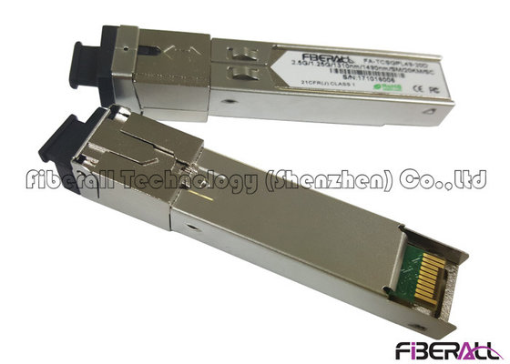 Class C+ GPON SFP Sfp Fiber Transceiver With Asymmetric Data Rate 2.5G / 1.25G supplier