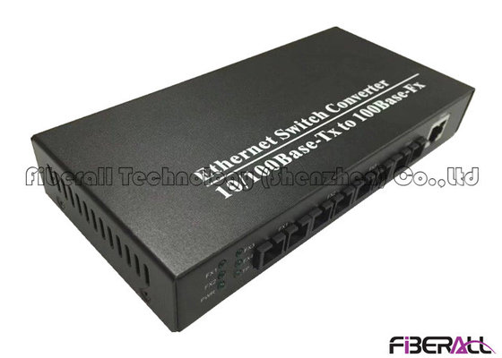 Convergence Layer Fiber Switch 100M Fiber Media Converter With 4 Fiber Interfaces supplier