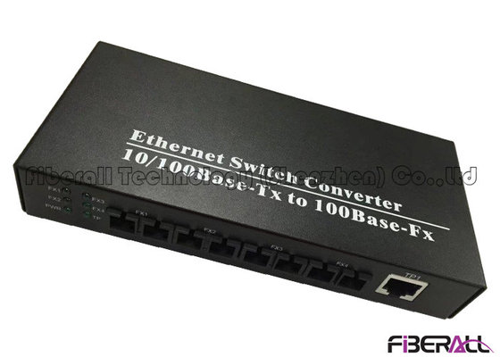 Convergence Layer Fiber Switch 100M Fiber Media Converter With 4 Fiber Interfaces supplier